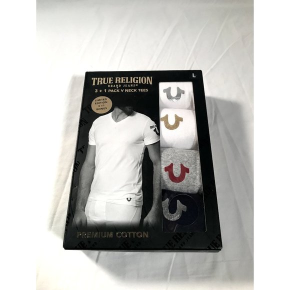 True Religion | Shirts | True Religion Shirt Pack Mens Sz Large White ...